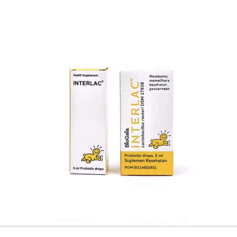 Jual Interlac Probiotik Drops 5ml Probiotic BioGaia | Shopee Indonesia