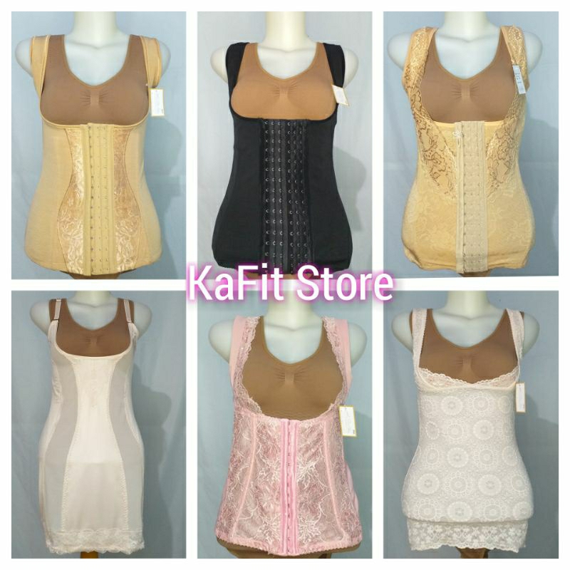 Jual KaFit Store - Tanktop Korset/ Tanktop Brukat/ Body Shaper/ Body Suit/ Long Torso/ Bustier ...