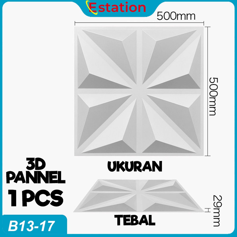 Jual Estation - WALL PANEL 3D PVC WALLPANEL WALLPAPER DINDING / WALL ...