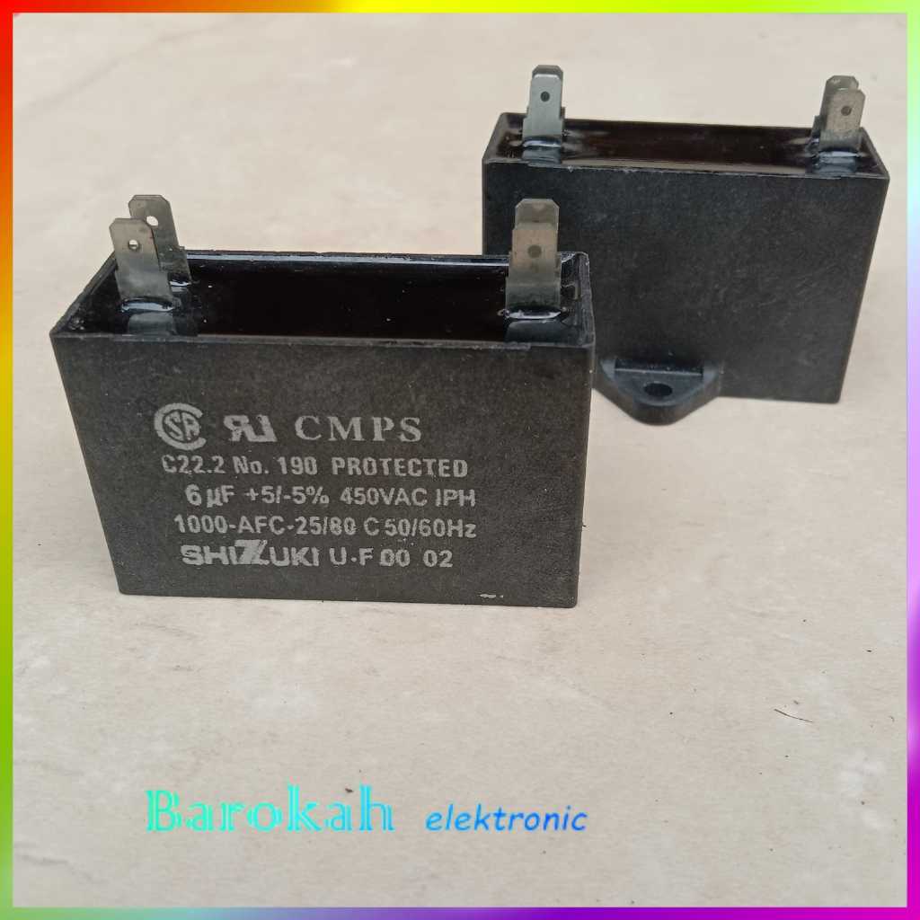 Jual Kapasitor 6uf 450v Shizuki Capacitor Kotak | Shopee Indonesia