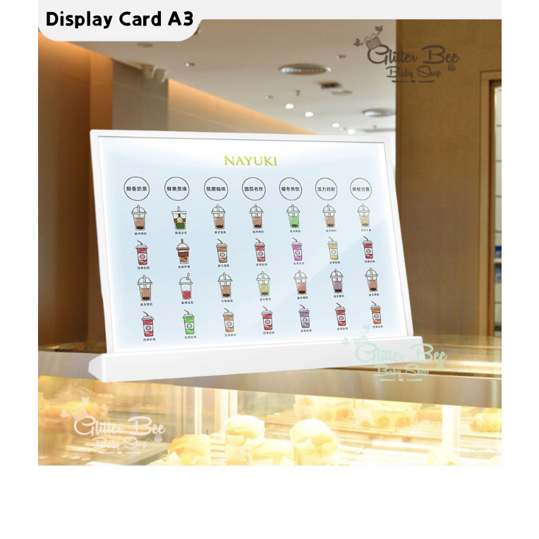 Jual FRAME BINGKAI DISPLAY POSTER LED LAMPU AKRILIK SLIM LIGHT BOX A3 ...