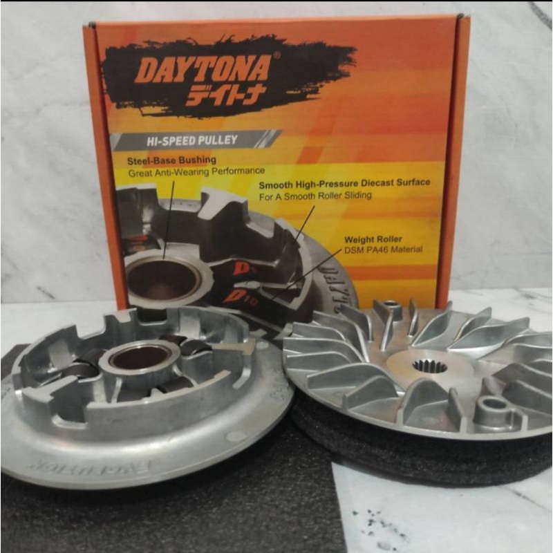 Jual Daytona - Pulley Depan, Rumah Roller Set + Kipas New Nmax, All Aerox Series, Lexi. | Shopee ...