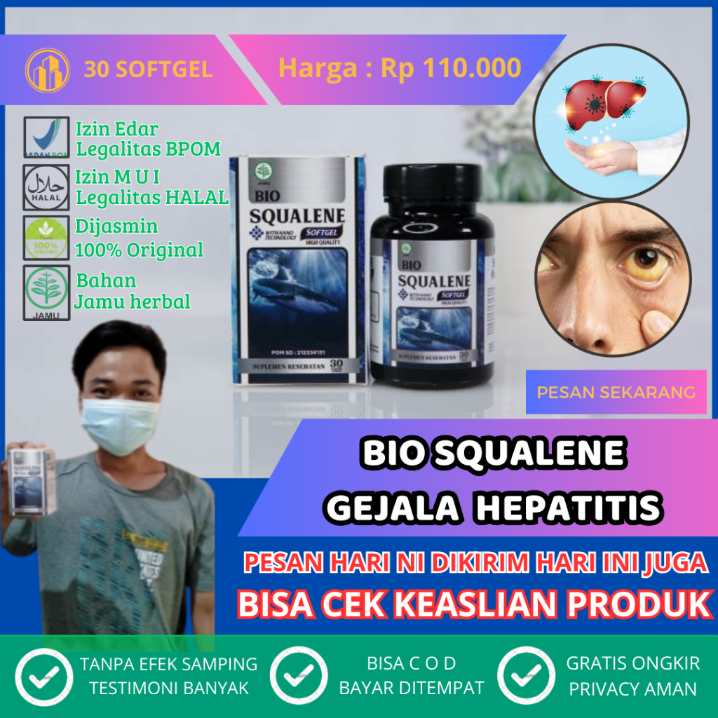 Jual Obat Hepatitis Dengan Bio Squalene Minyak Hati Ikan Hiu Fish Shark ...
