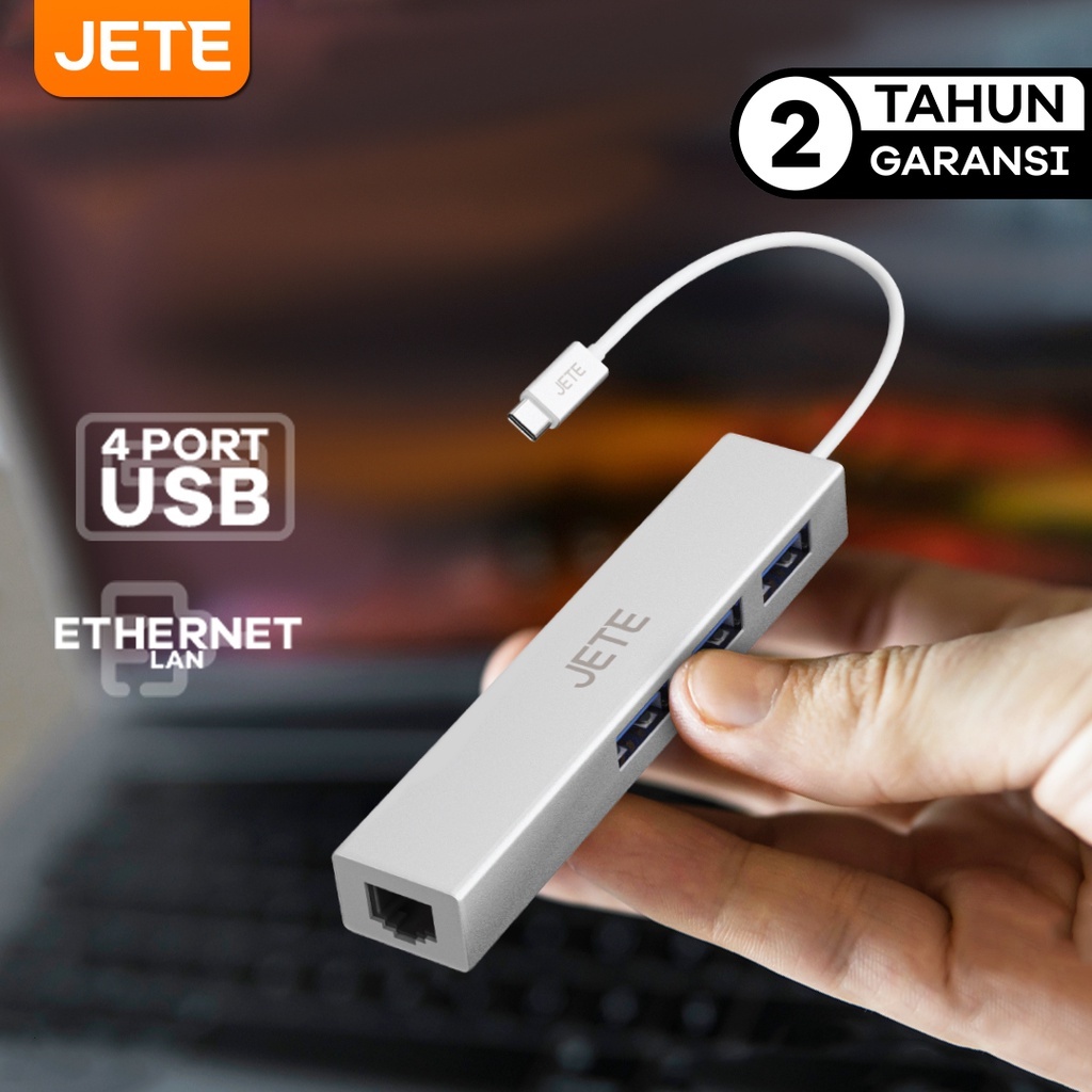 Jual Converter LAN To USB 5in1 JETE X5 - Konverter USB Hub Garansi ...