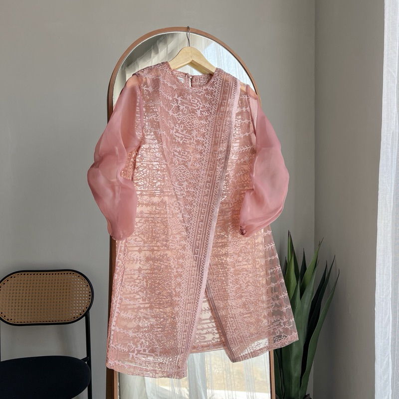 Jual outer organza / outer kondangan / outer brukat / baju kondangan ...