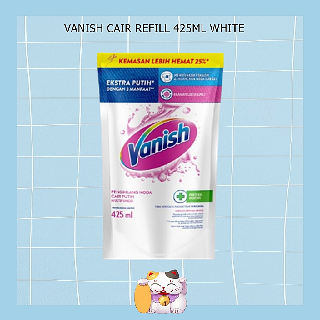 Jual Vanish Cair White Refill 425ml / Vanish Penghilang Noda Pemutih | Shopee Indonesia