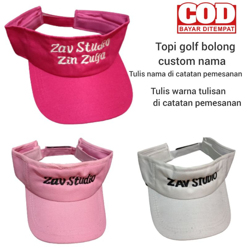 Jual TOPI GOLF SENAM TOPI BOLONG TOPI TENIS TOPI OLAHRAGA topi caddy ...