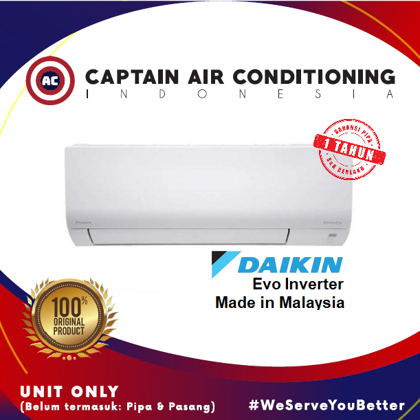 Jual DAIKIN AC Split FTKF-25 / FTKF25 1 PK EVO Inverter | Shopee Indonesia