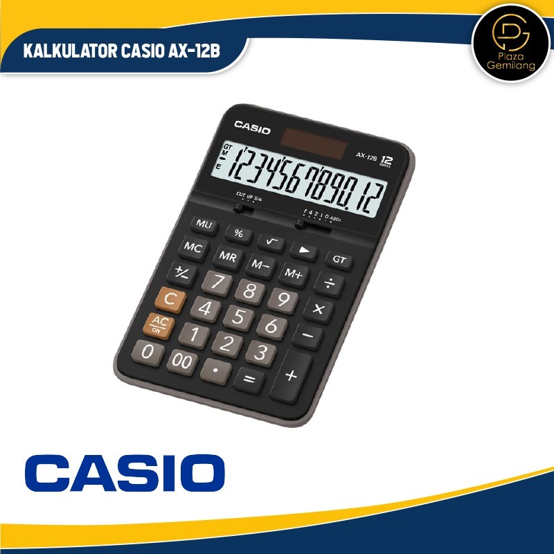 Jual CASIO AX-12B - CASIO AX-120B - CASIO AX-120ST KALKULATOR | Shopee Indonesia