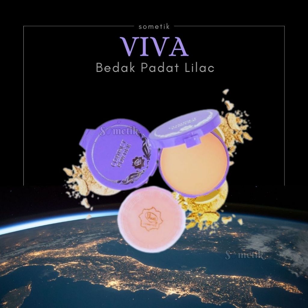 Jual VIVA COMPACT POWDER LILAC 19GR / VIVA LILAC / BEDAK PADAT VIVA ...
