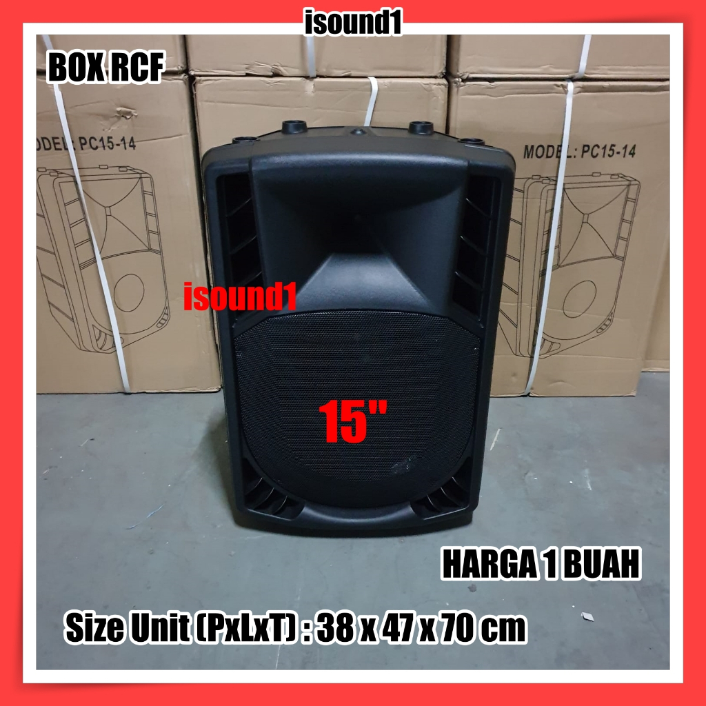 Jual BOX KOSONG SPEAKER FIBER PLASTIK 15 INCH MODEL RCF LAMA HARGA 1 ...