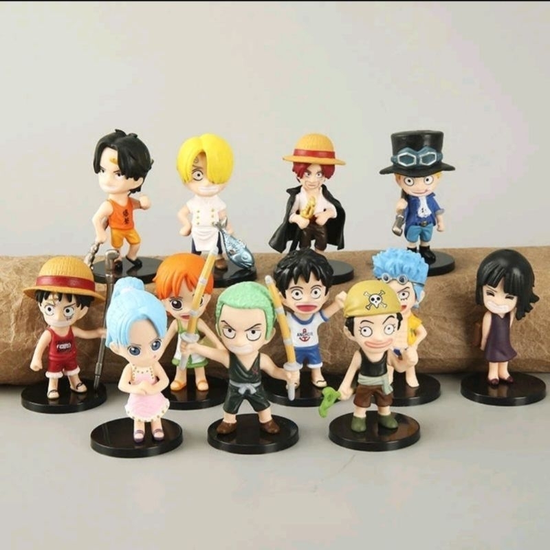 Jual action figure WCF ONE PIECE harga satuan miniatur topper kue ...
