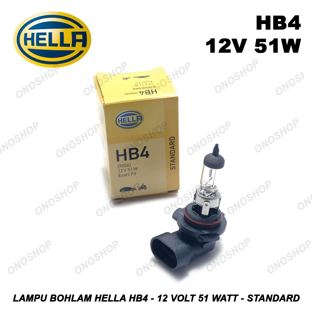 Jual Lampu Bohlam Hella HB4 - 12 Volt 51 Watt - Standard | Shopee Indonesia