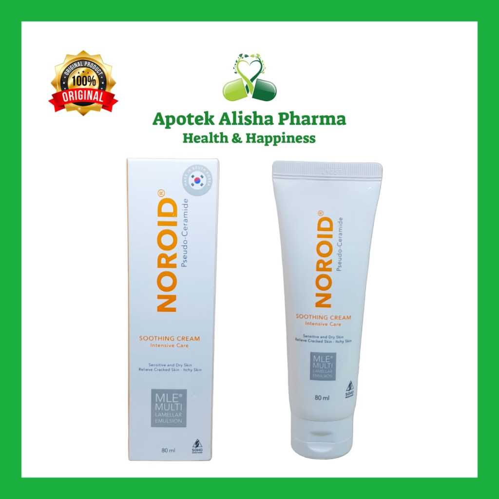 Jual Noroid Soothing Cream 80ml - Krim Pelembab Kulit Kering / Kulit ...