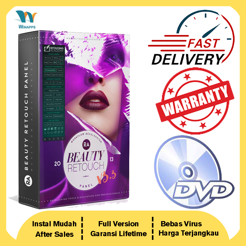 Jual RA Beauty Retouch Panel V3.3 + Pixel Juggler v2.2 for Photoshop [Win & Mac] | Shopee Indonesia