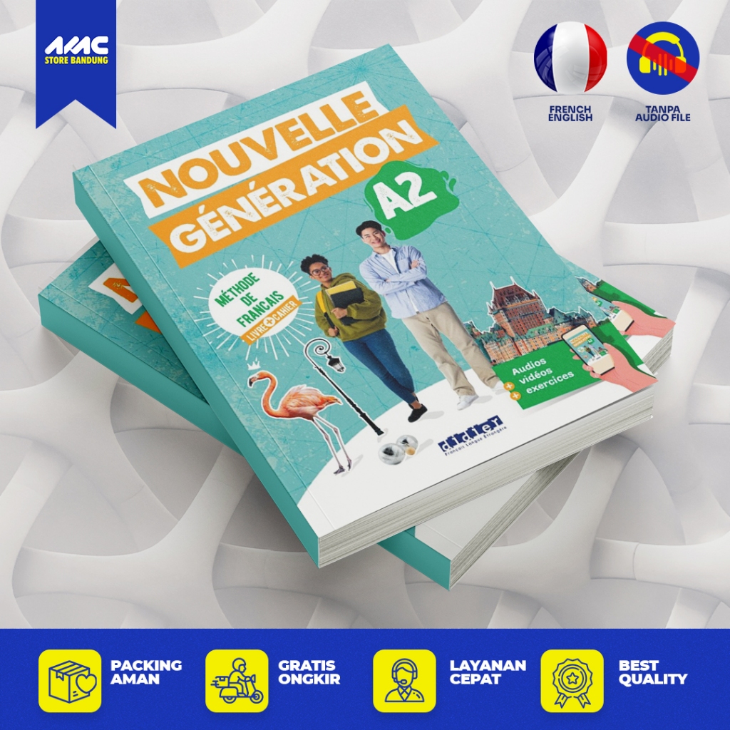 Jual Buku Belajar Bahasa Prancis Nouvelle Génération A2 Guide ...