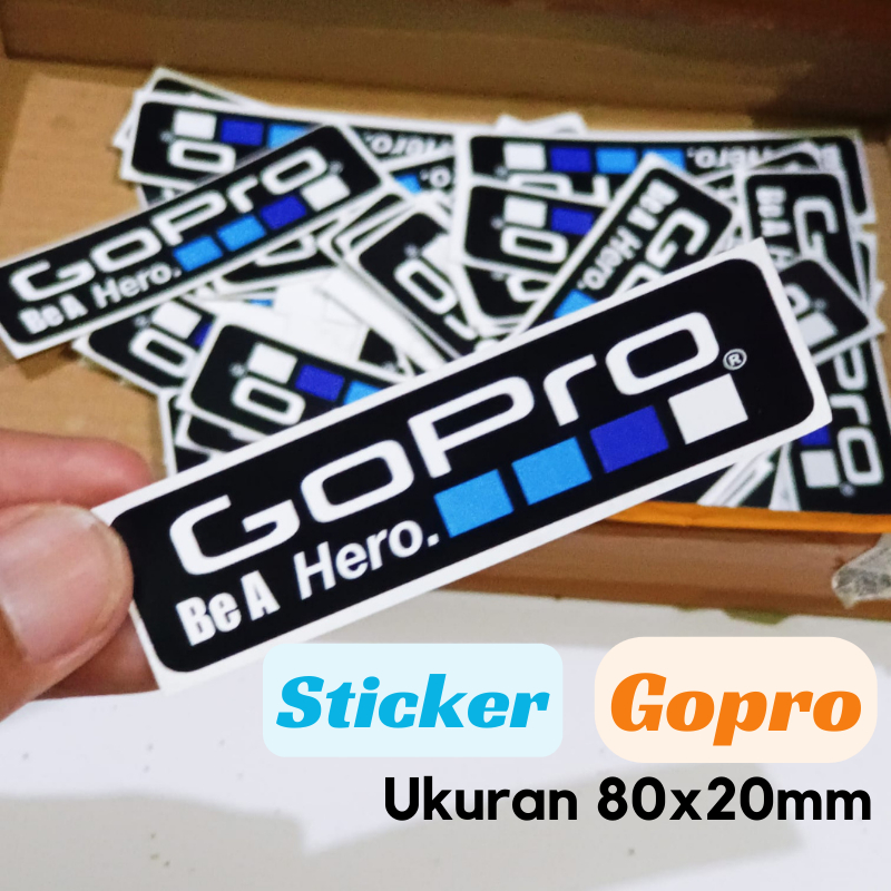 Jual Stiker Gopro Print Cut Stiker Motor Stiker Racing Sticker Helm ...