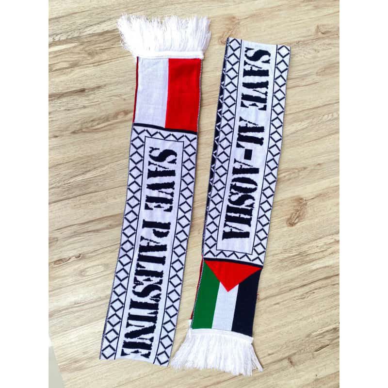 Jual SYAL SAVE PALESTINE SAVE AL-AQSHA//syal Rajut palestine//Selendang ...