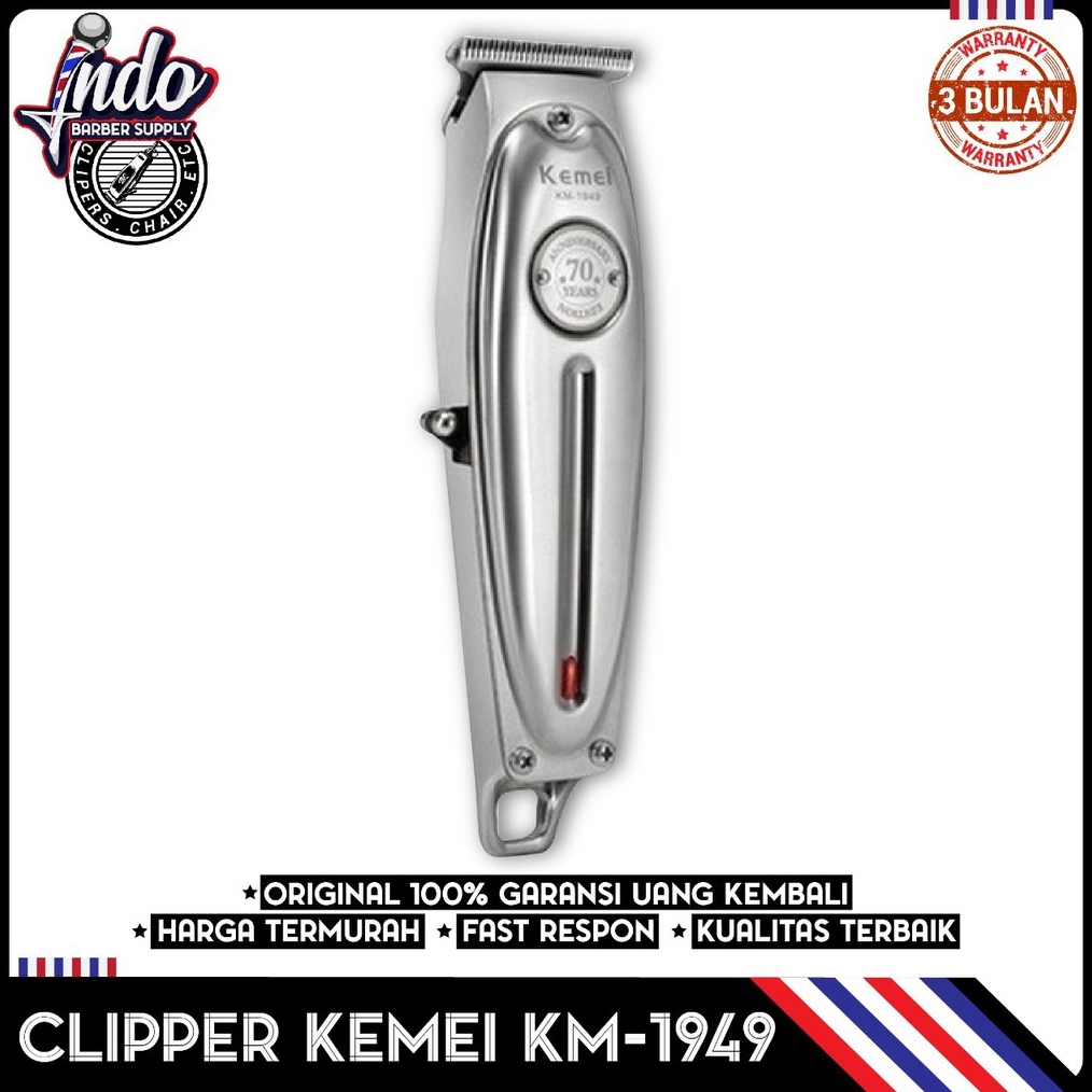 Jual Bisa COD KEMEI 1949 / KEMEI 1946 / KEMEI 1945 body full metal trimmer alat mesin cukur ...