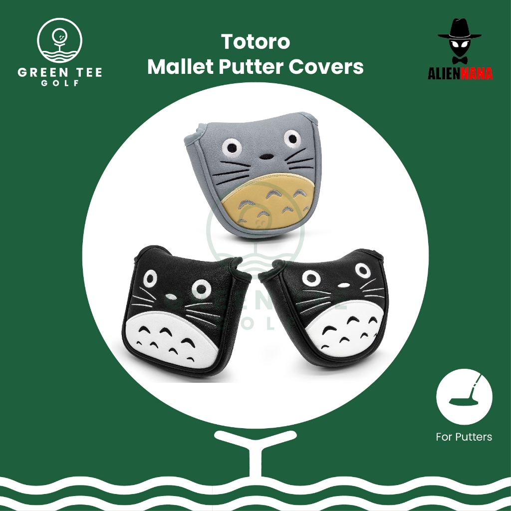 Jual Golf Head Cover - Totoro Mallet Putter Covers - Sarung Pelindung ...