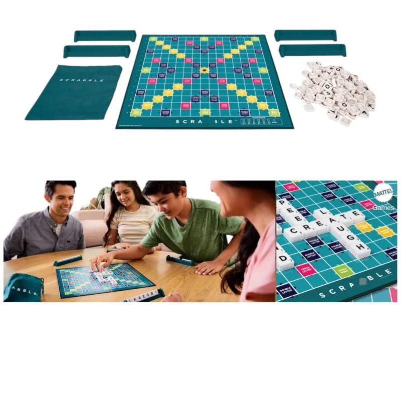 Jual Scrable Board Game Family Game Permainan Susun Kata | Shopee Indonesia