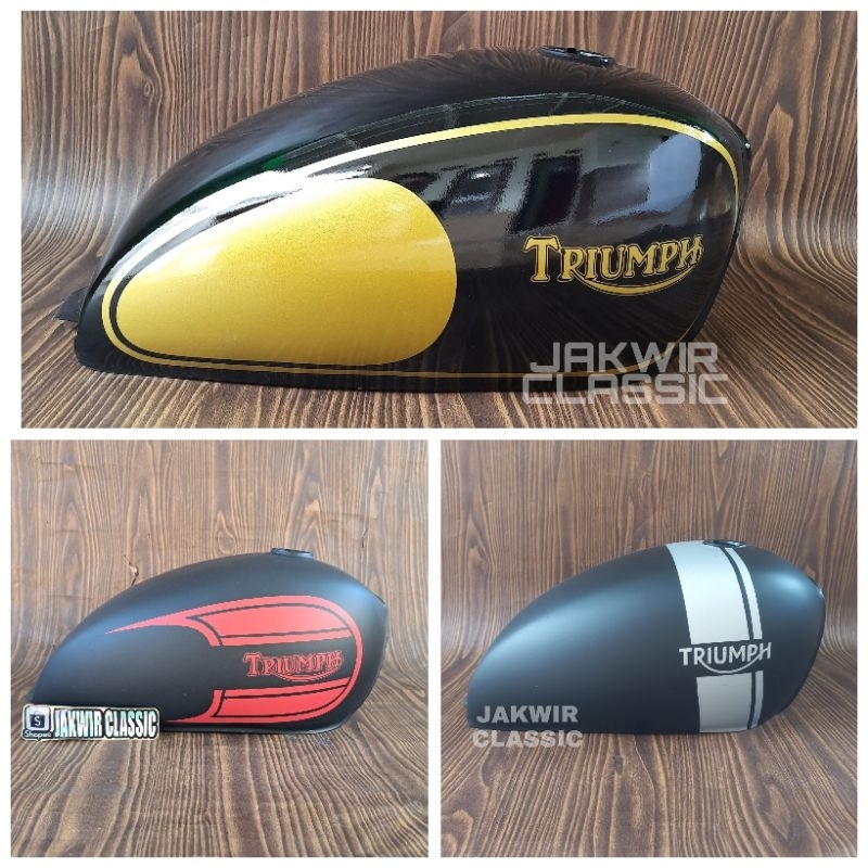 Jual Tangki cat motor custom japstyle Tangki japstyle triumph Tangki ...