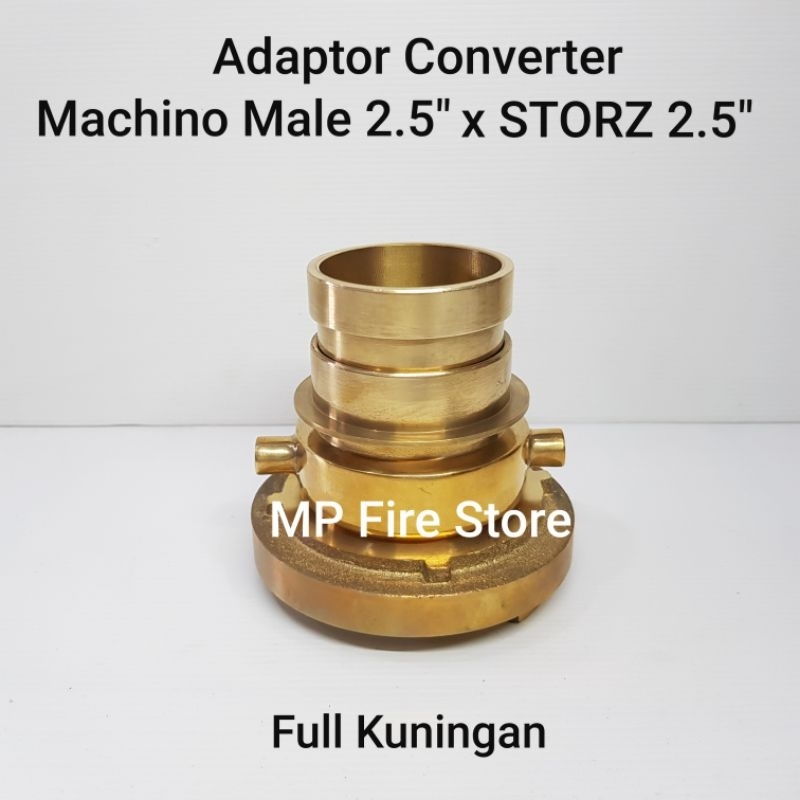 Jual FIRE ADAPTOR PEMADAM COUPLING MACHINO MALE 2.5 x STORZ 2.5 in ...