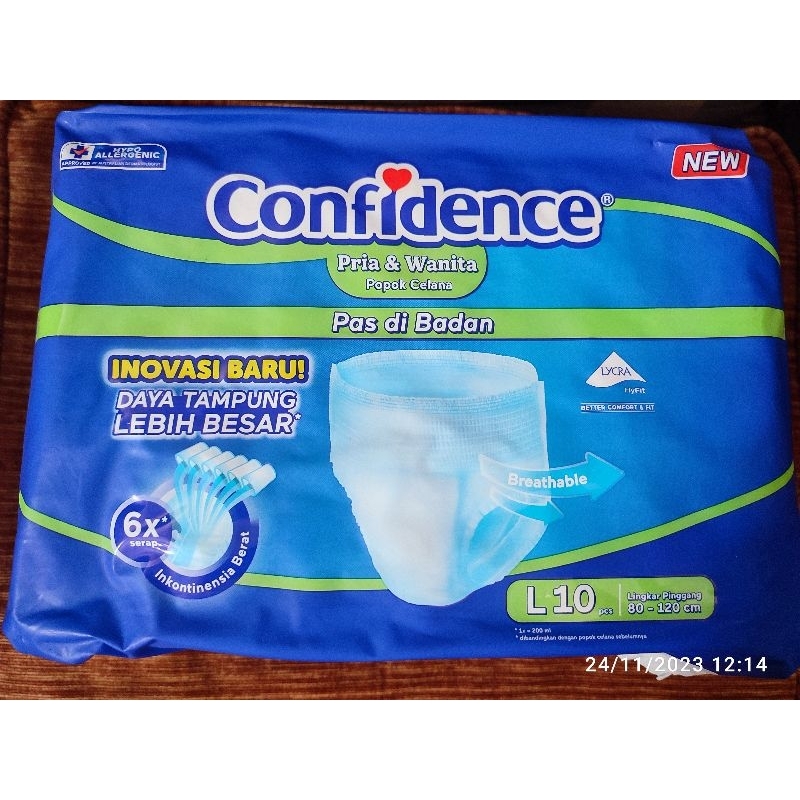 Jual CONFIDENCE PANTS HEAVY FLOW Popok Celana Dewasa | Shopee Indonesia