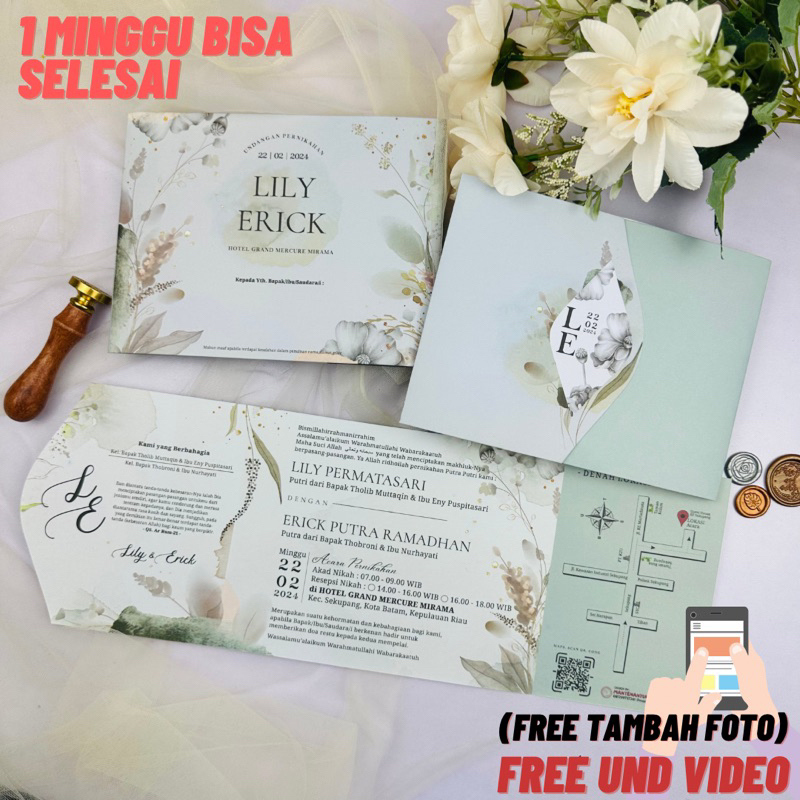 Jual Undangan Pernikahan Murah, Bagus, Lucu, Elegant | GRATIS UNDANGAN ...