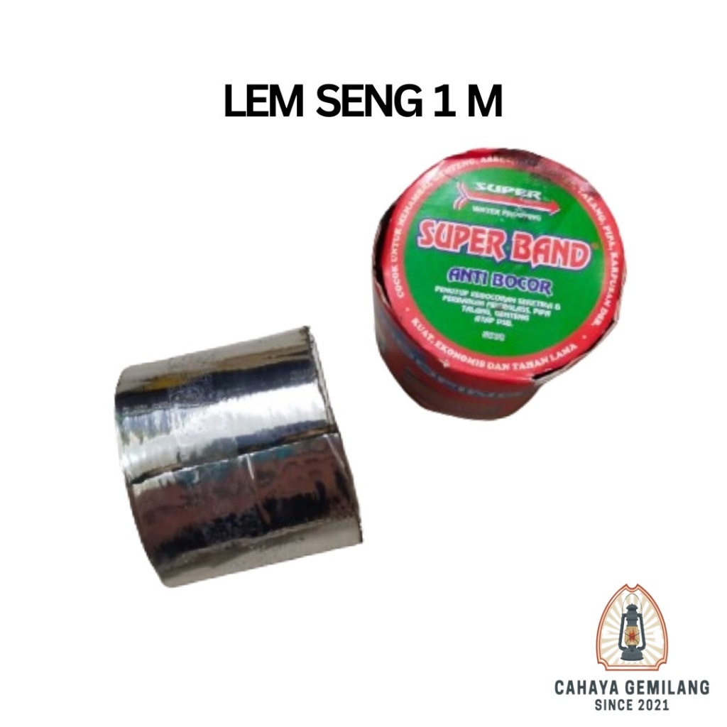 Jual Lem Seng 1Meter Super Brand Lem Tambalan Seng Asbes Talang Genteng ...