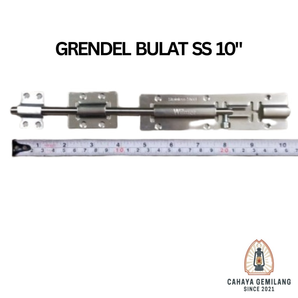 Jual CHY Gem - TERMURAH Grendel Stainless 10 Inch Stanlis Tebal Selot ...