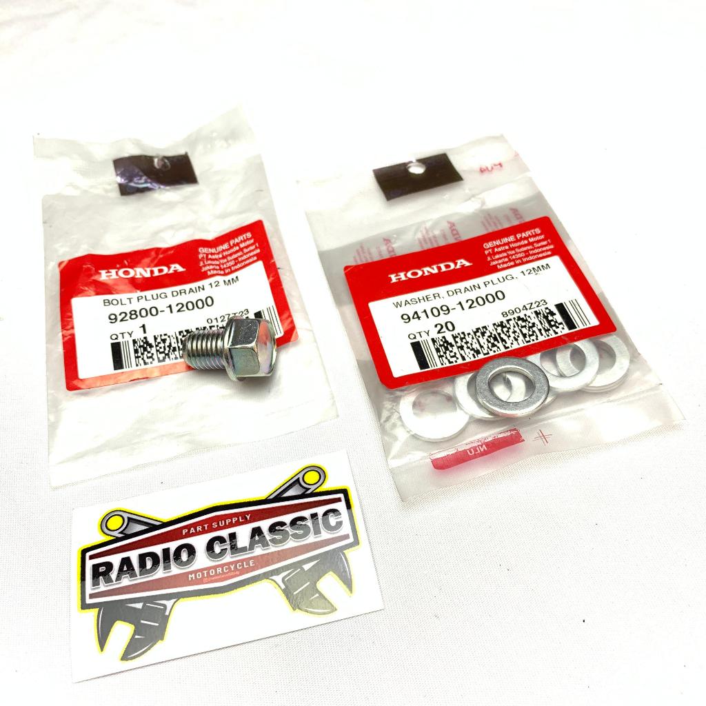 Jual Baut dan Ring Pembuangan Oli Mesin Honda Grand Karisma Supra Revo ...