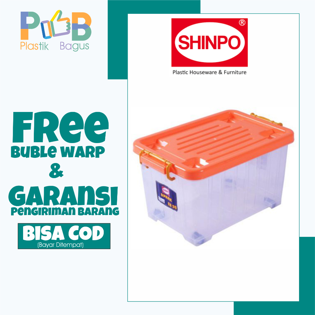 Jual kontainer box kotak penyimpanan shinpo container Spark SIP 110 GS ...