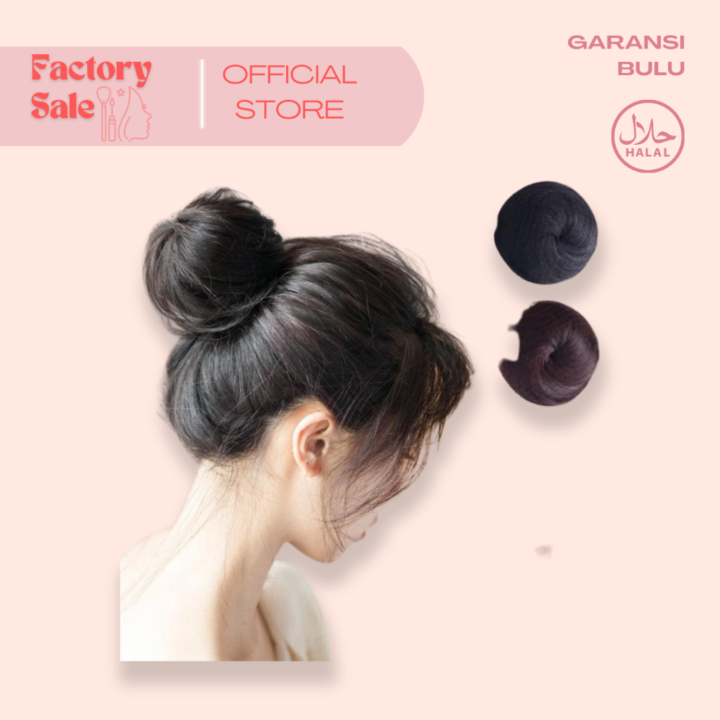 Jual Aksesoris Rambut/ Jepit Cepol Rambut Palsu/ Sanggul Cepol Rambut ...