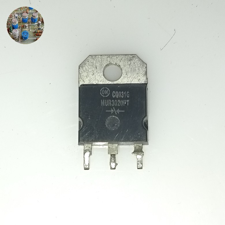 Jual ON Semiconductor MUR3020PT Diode Ultrafast 30A 2x 15A 200V ...