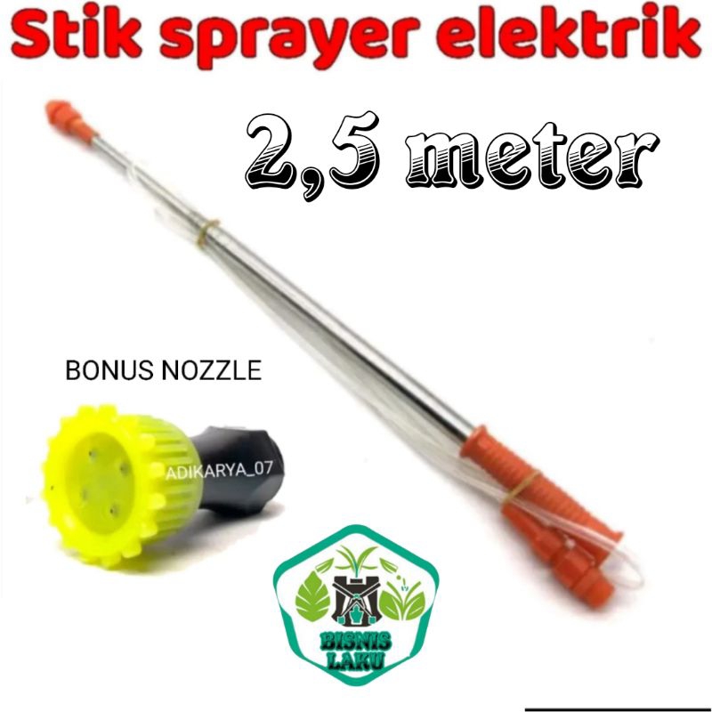 Jual Stik Stick Sprayer Panjang 2,5 meter/ Stik Teleskopik Panjang 2 ...