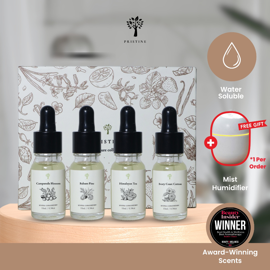 Jual Pristine Essential Oil 4 Pcs 10ml - Aroma Concentrate-Aromaterapi ...