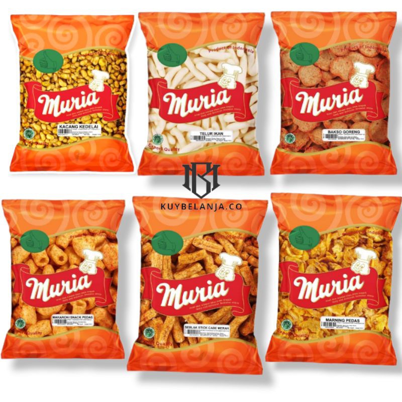 Jual MURIA SNACK Seblak Stik Pedas|bakso goreng|Kacang kedelai|snack ...