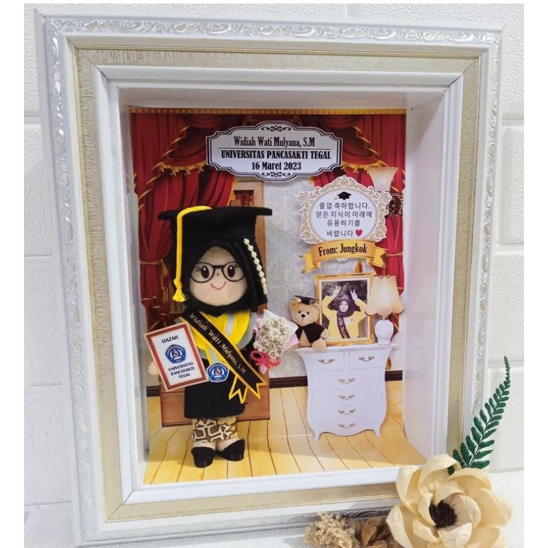 Jual Frame Boneka Wisuda | Kado Wisuda | Hampers Wisuda by Mindys ...