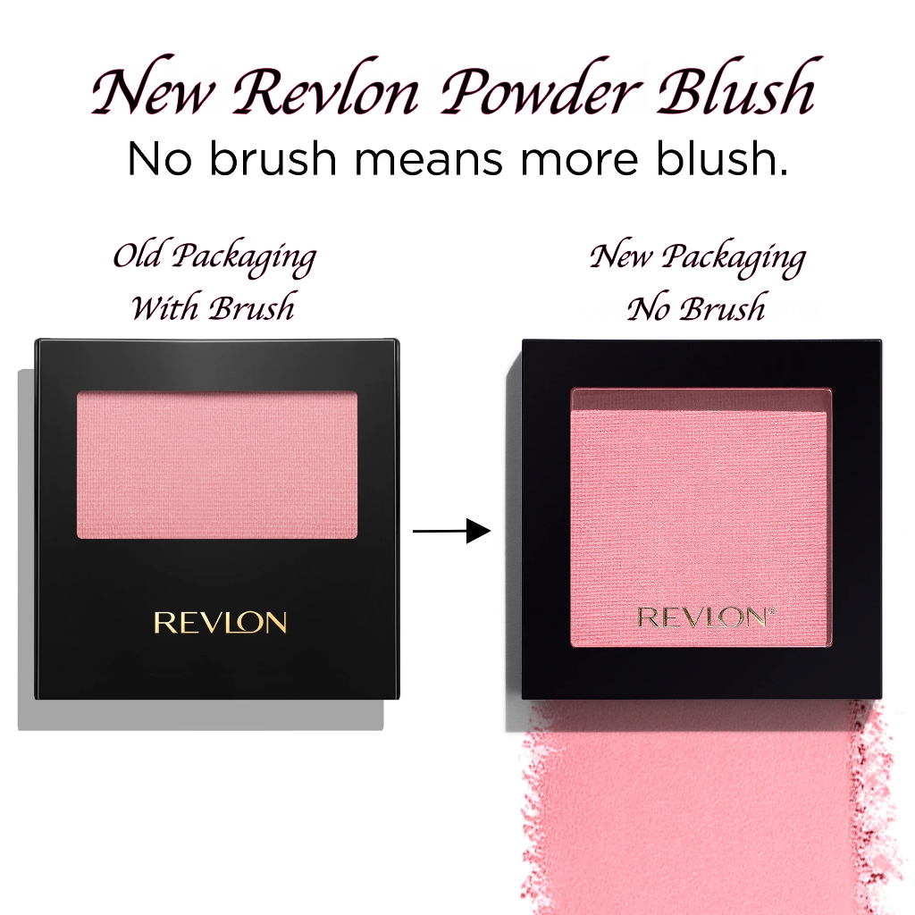 Jual Revlon Powder Blush On Revlon New - No Brush (Original) | Shopee ...