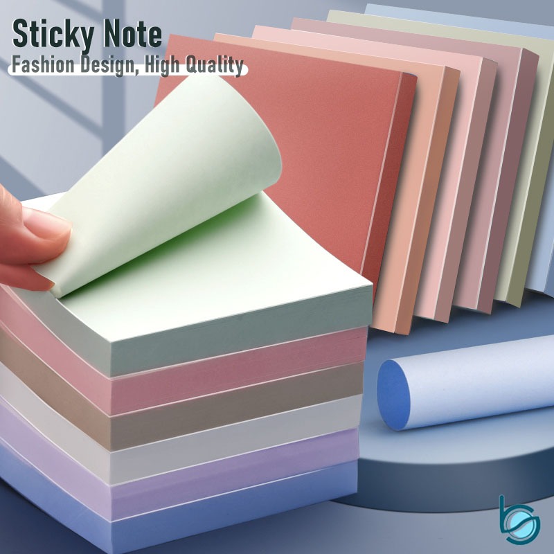 Jual Sticky Note Memo Kertas Warna Macaron/Memo Tempel/Sticky Notes ...