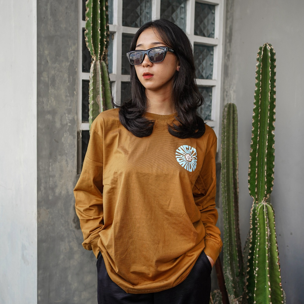 Jual Rowndivision Longsleeve Kaos Lengan Panjang Tanned - ROWNDVSN ...