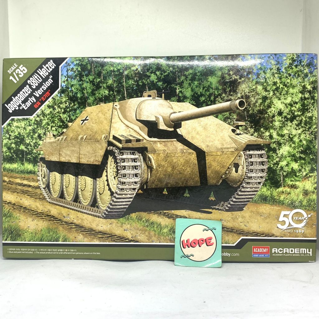 Jual Mainan Tank Rakit Academy Jagdpanzer 38t Hetzer Early Version 1/35 ...