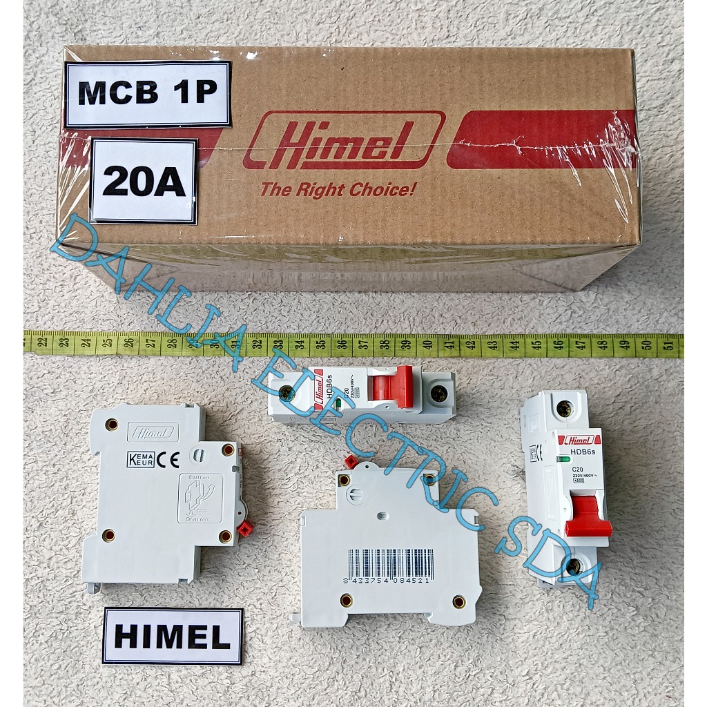 Jual MCB 1 PHASE 20A HIMEL SNI | Shopee Indonesia