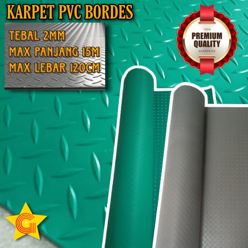 Jual Karpet PVC Alas Motif Bordes 50x120cm 2mm / Alas Bordes ...