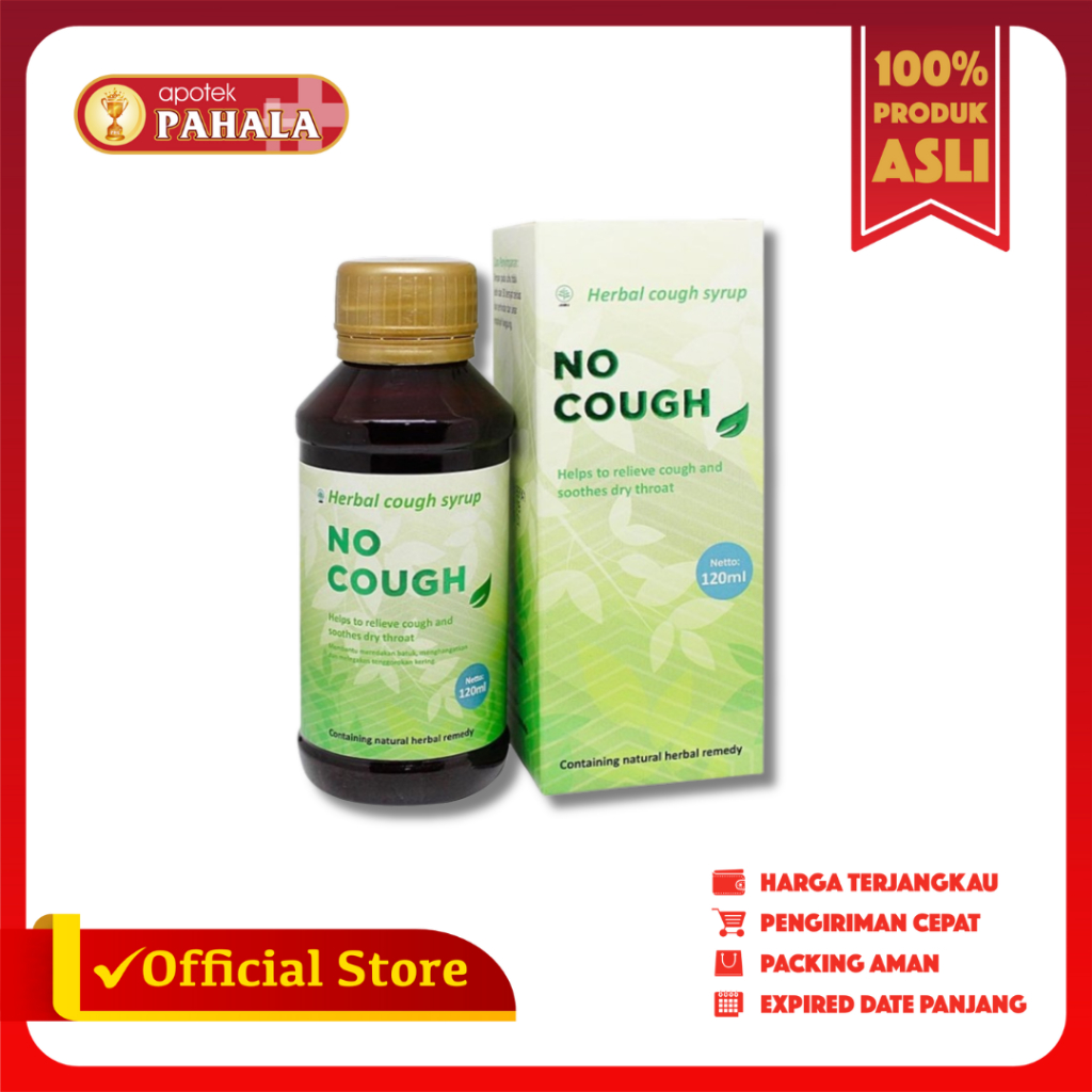 Jual No Cough Syrup 120 ml | Obat Batuk Herbal | Batuk Alergi | Shopee ...