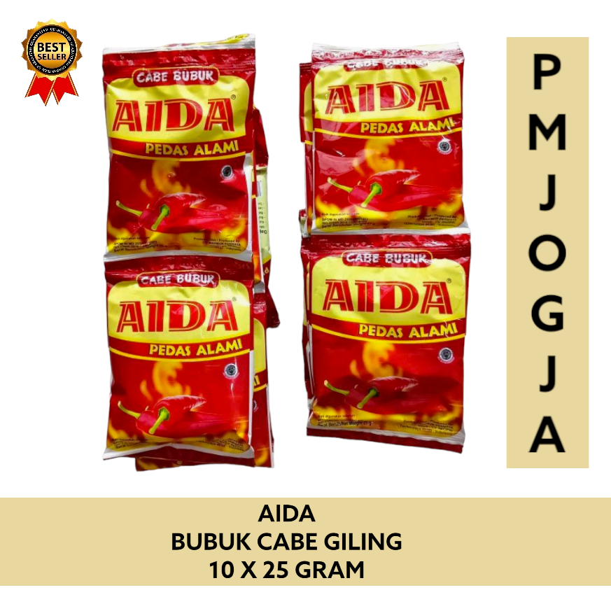Jual Cabe Cabai Aida Sachet Renceng Renteng 25 gr x10 | Shopee Indonesia