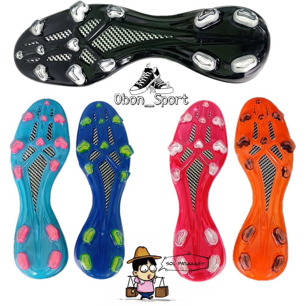 Jual Sol Sepatu Sepak Bola - Bawahan Sepatu Bola Pull Bola Motif Karbon ...