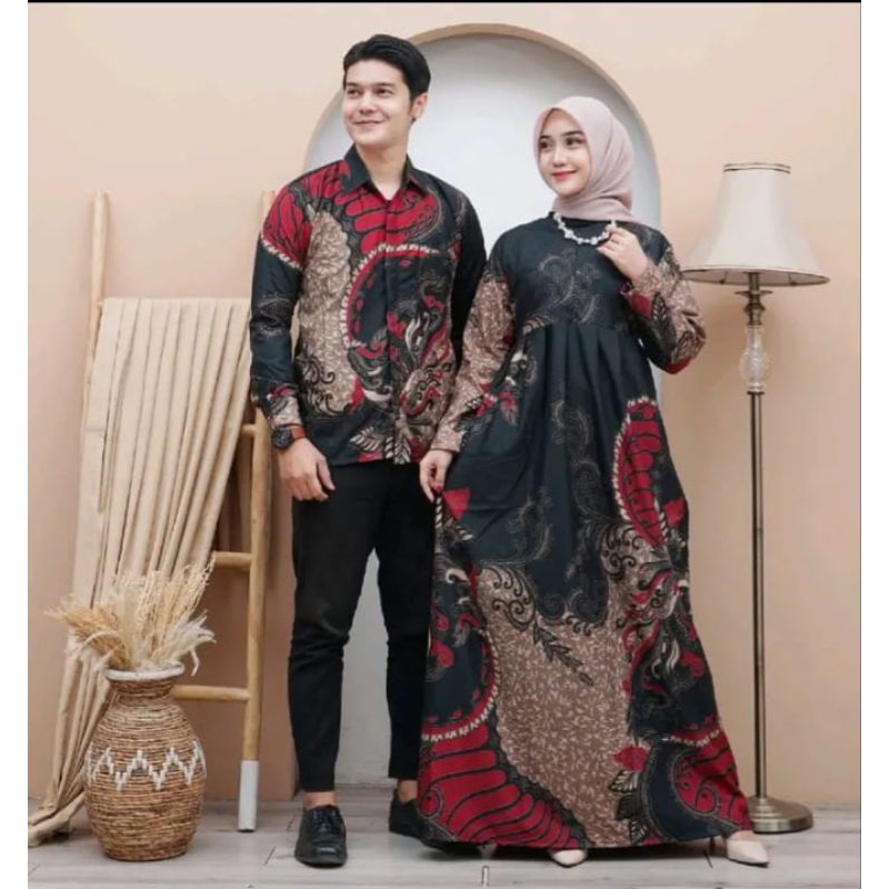 Jual Bajucouple batik harga sepasang sarimbit batik keluarga | Shopee ...