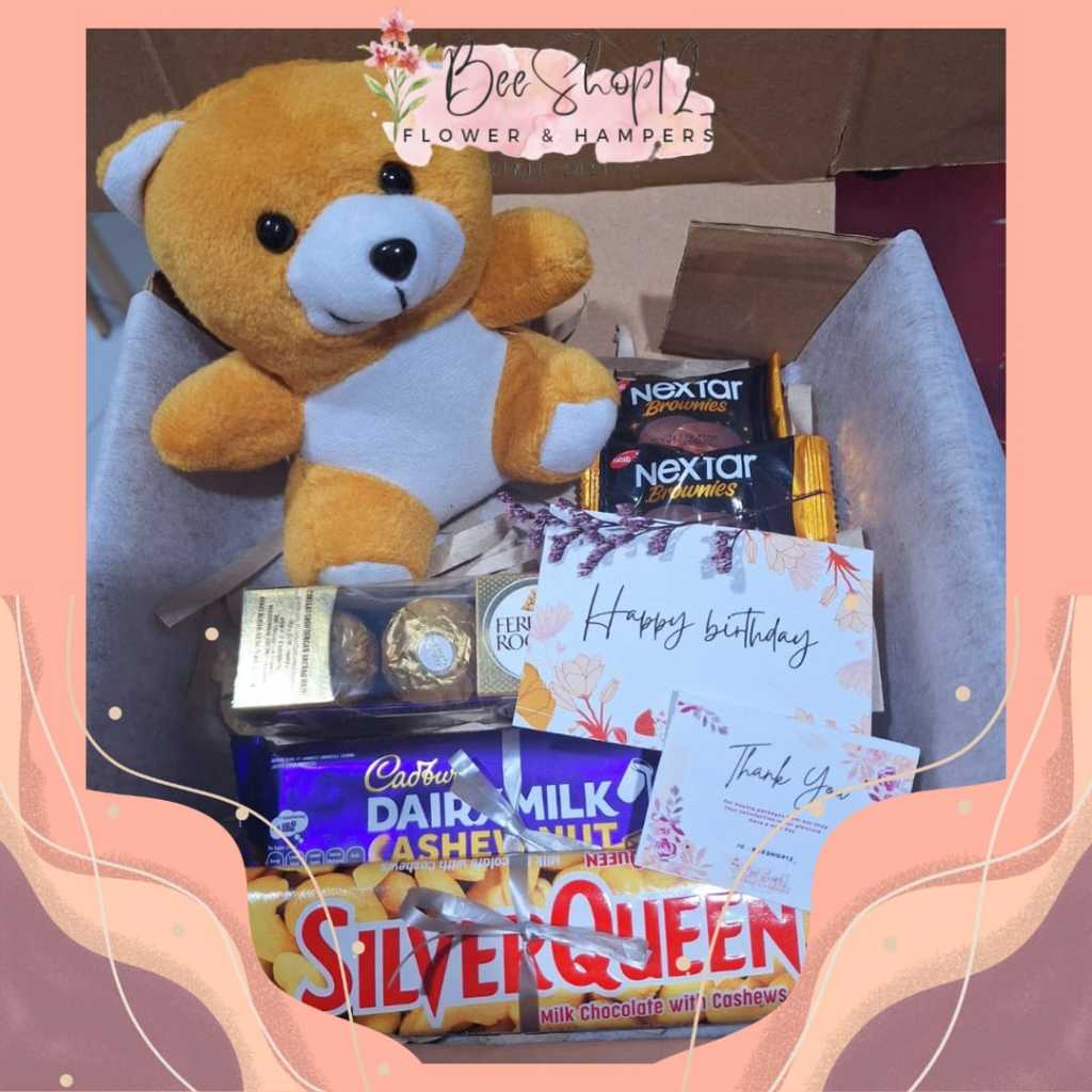 Jual HAMPERS BONEKA COKELAT CADBURY FERRERO SILVERQUEN / GIFT BOX ...